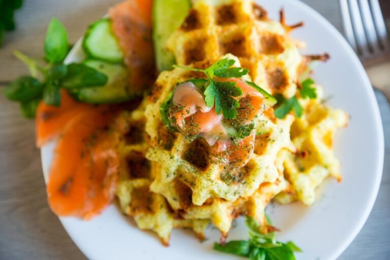 Gofry wytrawne fit - zdrowy przepis na smakołyk